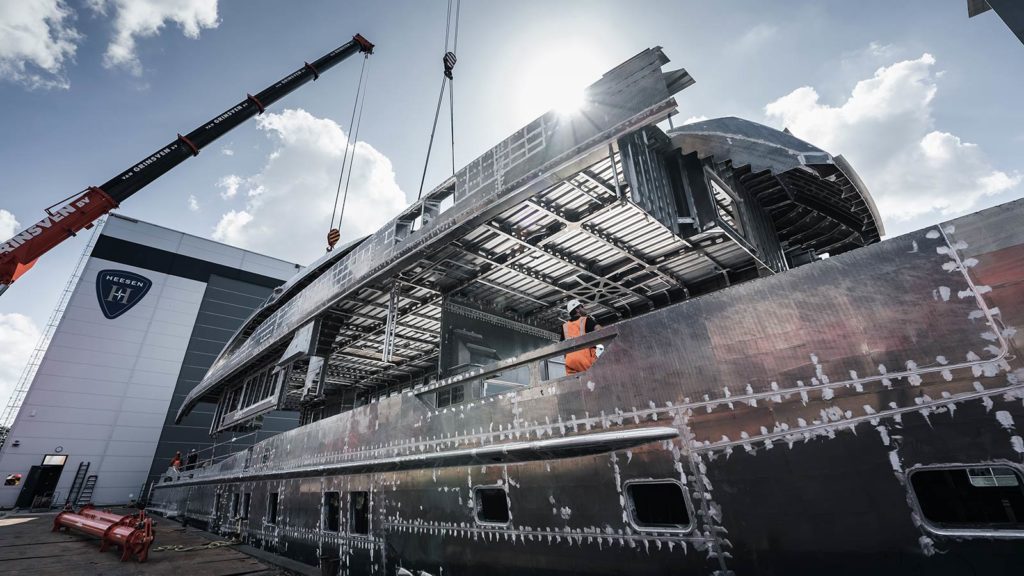 Bouw-update YN 20350 Project Jade: romp en opbouw samengevoegd - Heesen ...