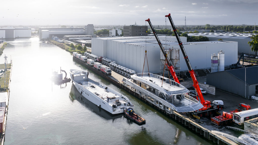 Heesen Marks Major Milestone as Project Grace Hull and Superstructure ...